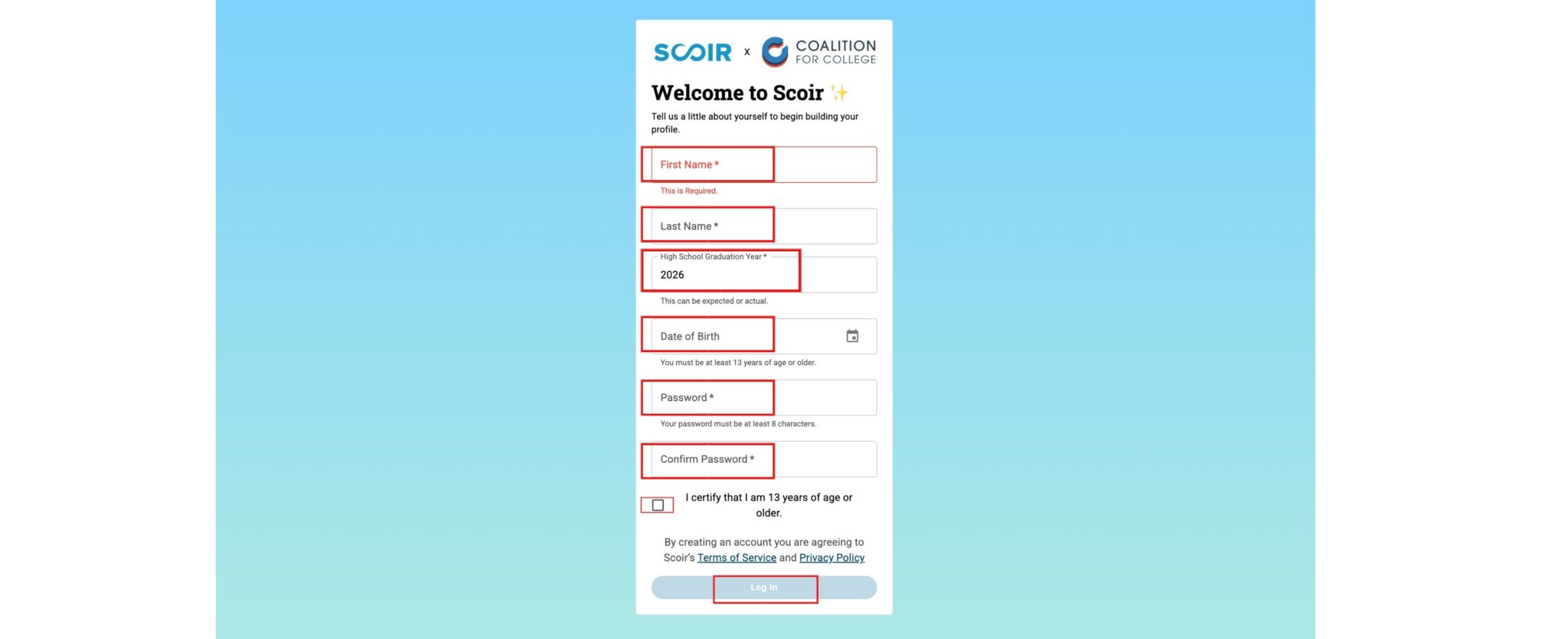 How to Fill Out the Coalition Application Guide 2025–2026
